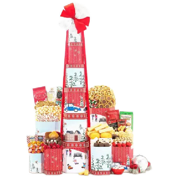 Winter Cheer Tower – Bisket Baskets